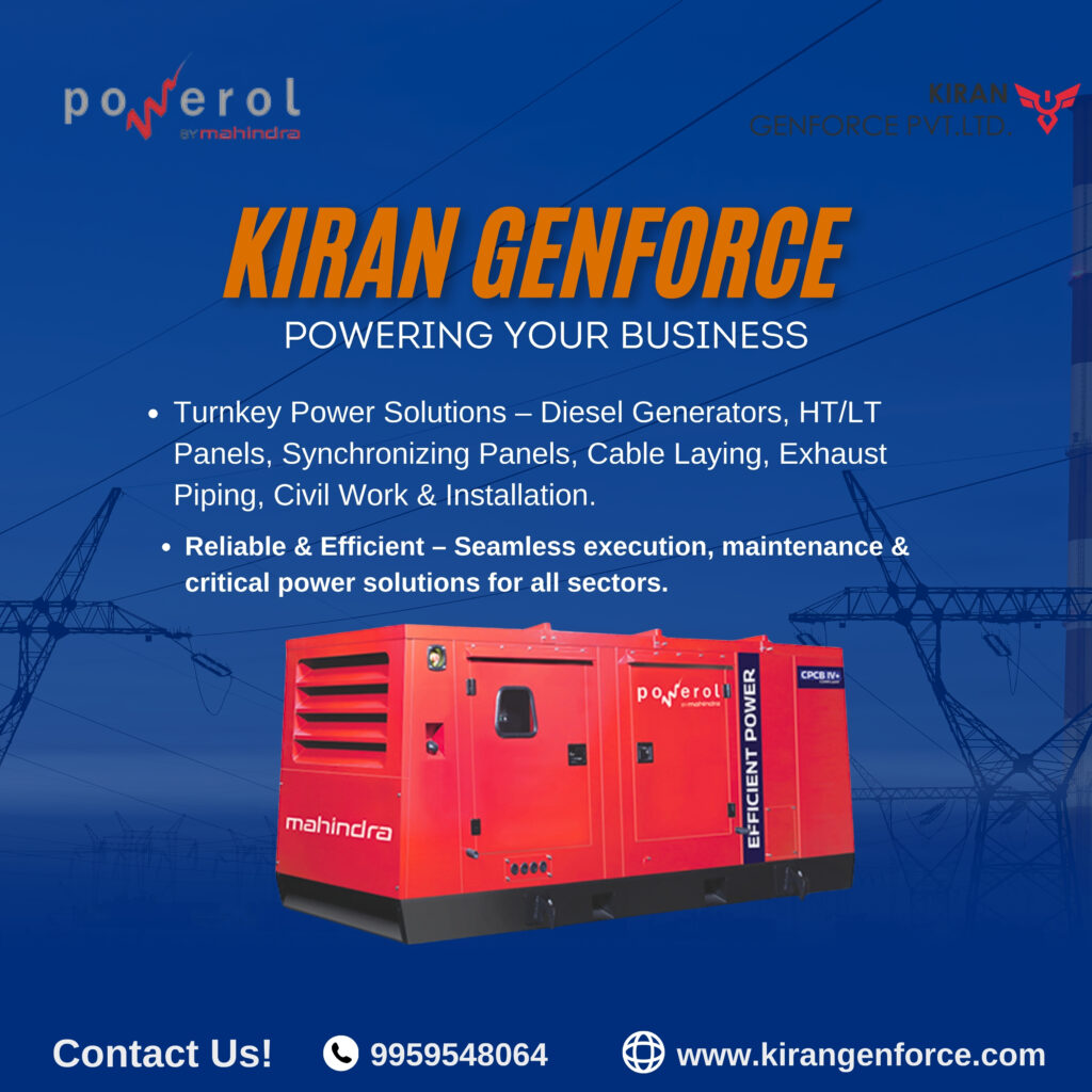 Top 5 Benefits of Choosing Kiran Genforce for Your Generator AMC ...